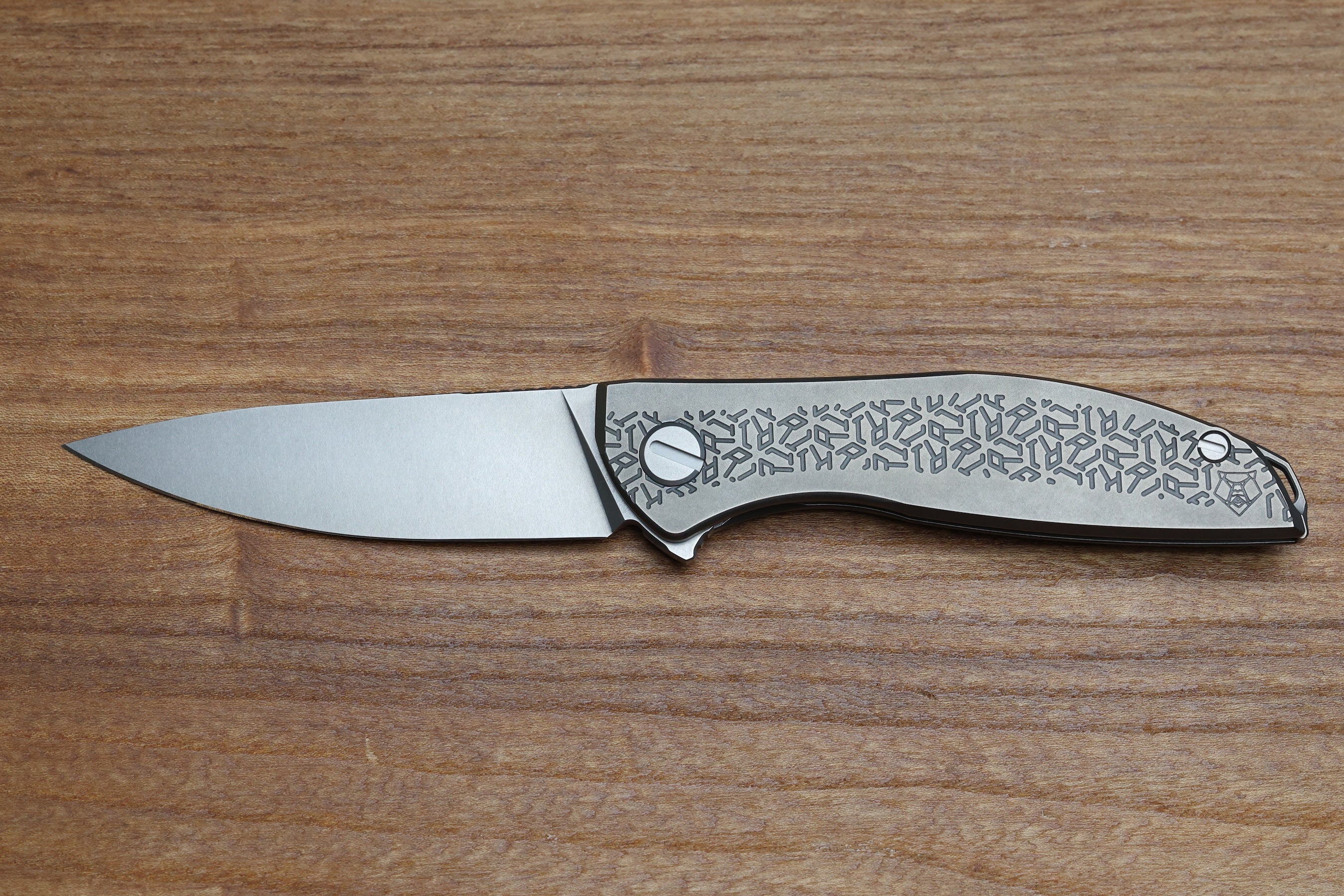 SHIROGOROV KNIVES NEON R1P GEN. 2 - TITANIUM HANDLE - ELMAX BLADE - MR ...